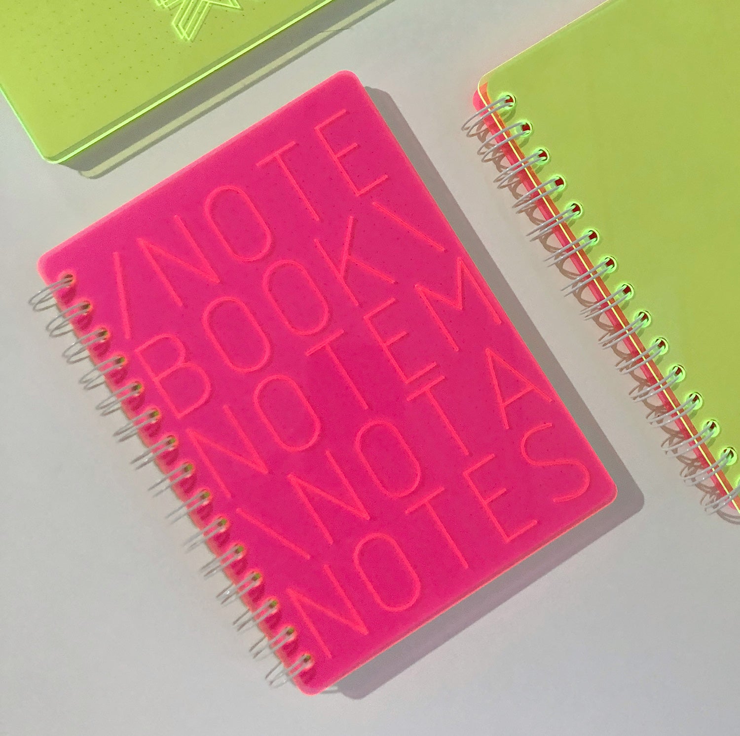 Acrylic Notebook - Notes/ Notem – Make 2D